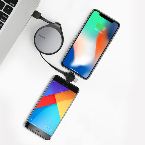 Baseus Retractable Type-C / Lightning / Micro USB Charging Cable Baseus Retractable Type-C / Lightning / Micro USB Charging Cable